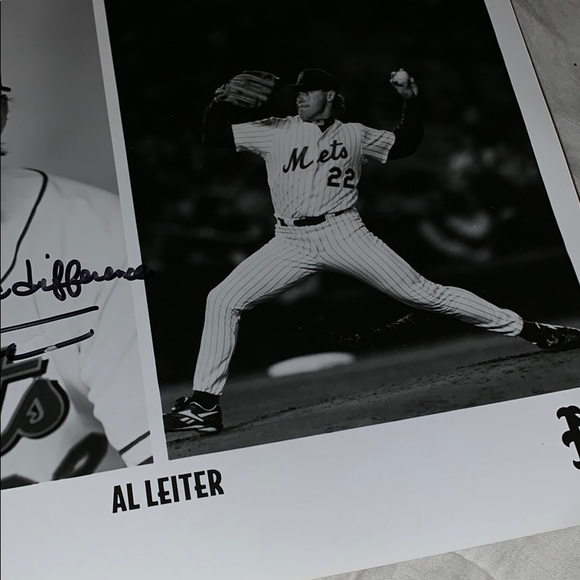 Other | Autographed Al Leiter Pics | Poshmark